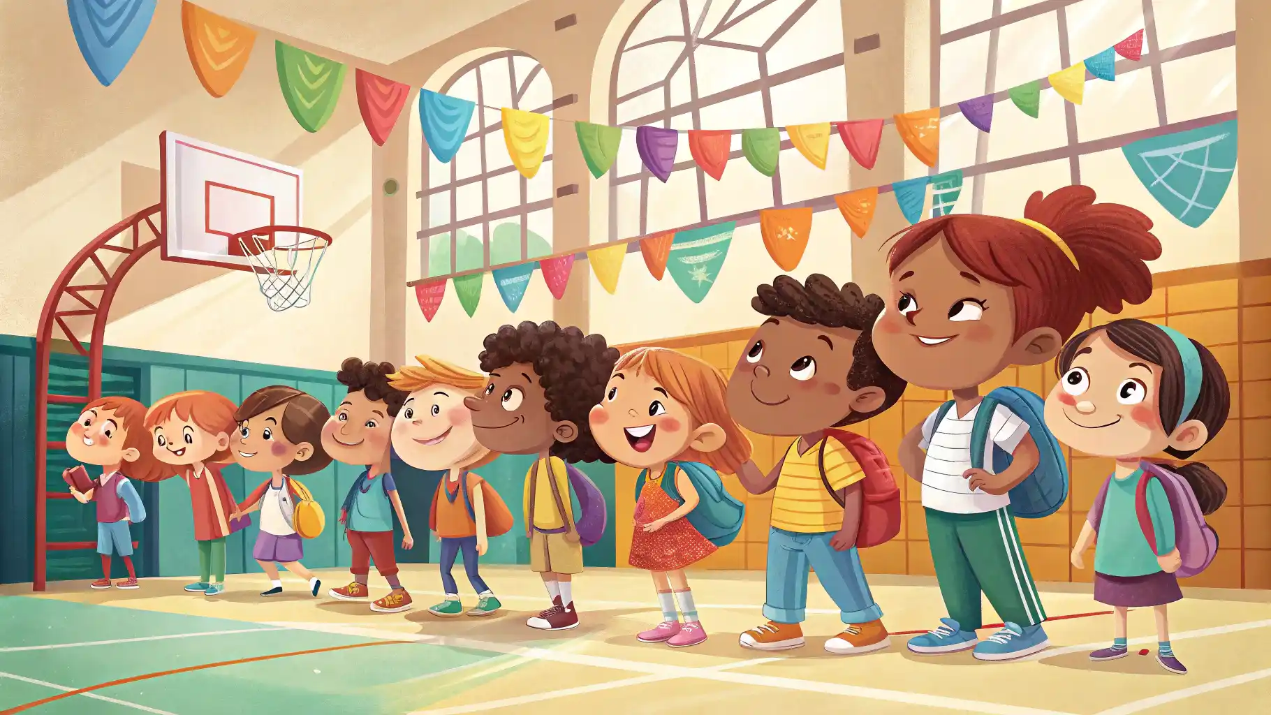 초등학교 체육 시간, 영어로 규칙 말하기! - HARUENG