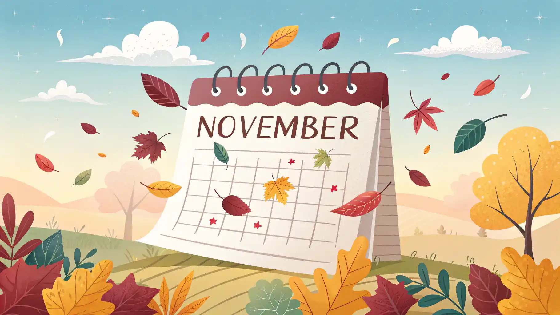 11월 영어로 어떻게 말할까요? November 완벽 가이드 - HARUENG