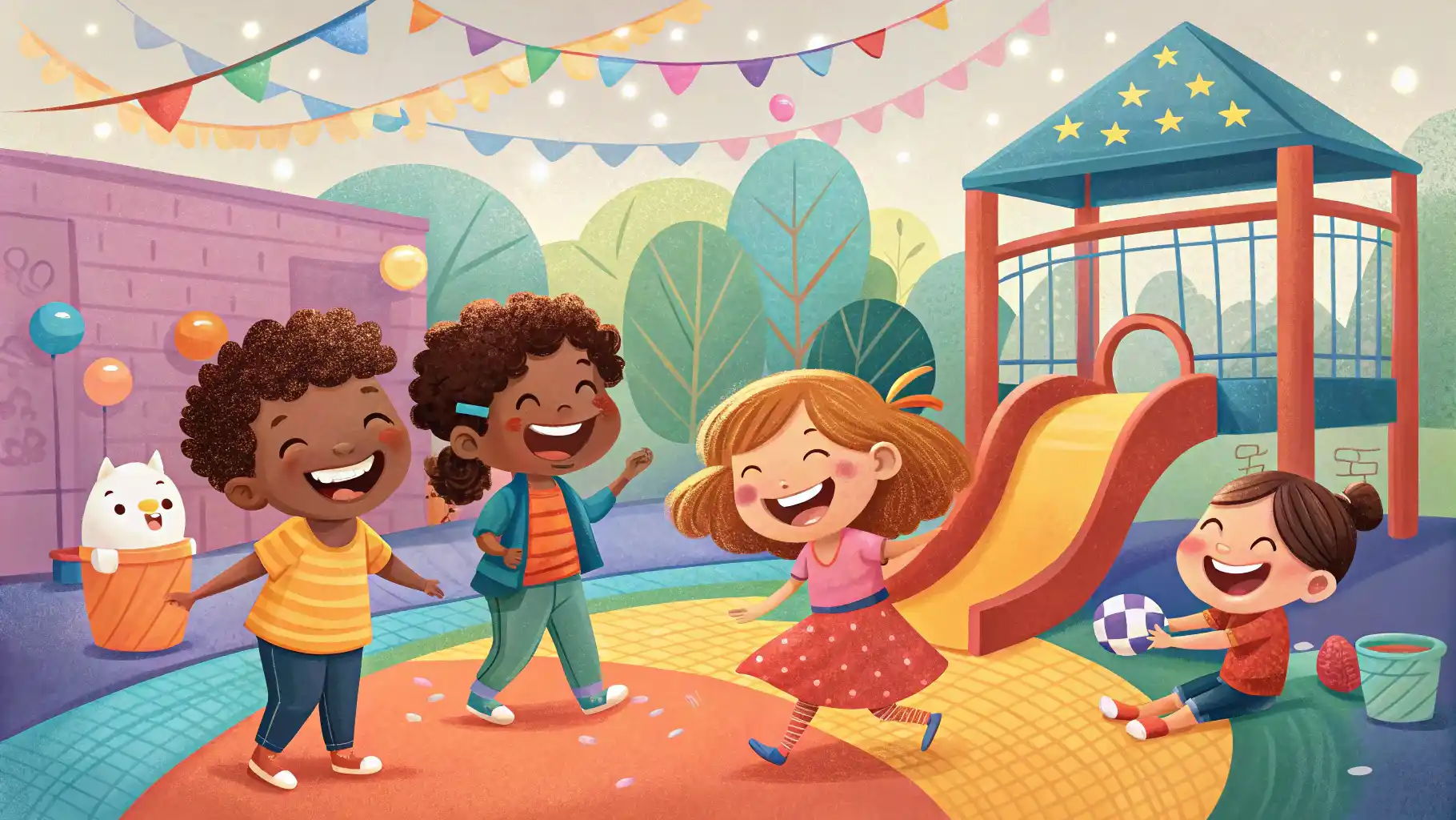 어린이 놀이방 안전 수칙, 영어로 자신 있게 설명하기 - HARUENG