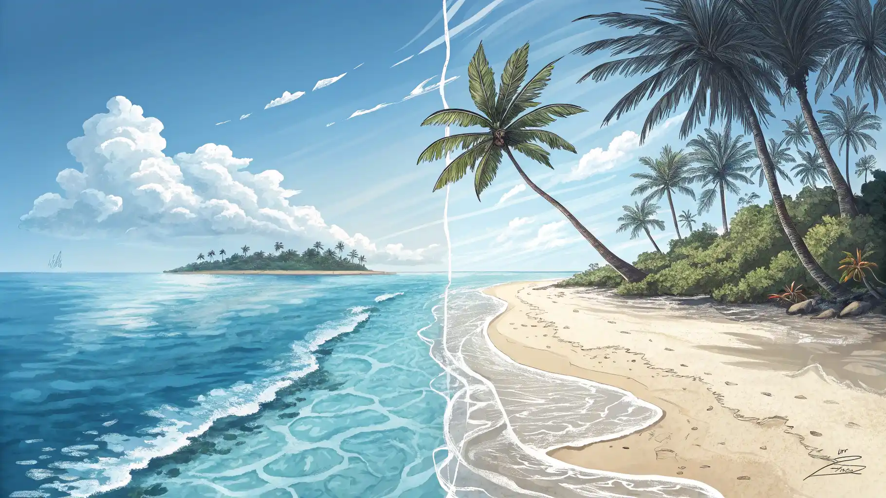 바다를 영어로? Sea와 Ocean 완벽 정복 가이드 - HARUENG