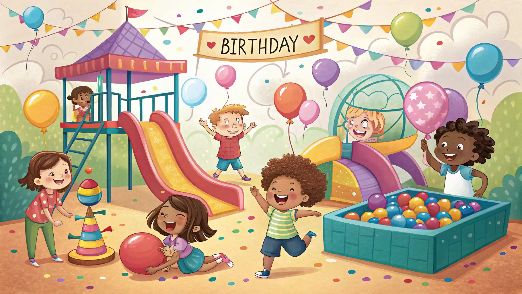 어린이 놀이방 생일 파티, 영어로 자신 있게! - HARUENG