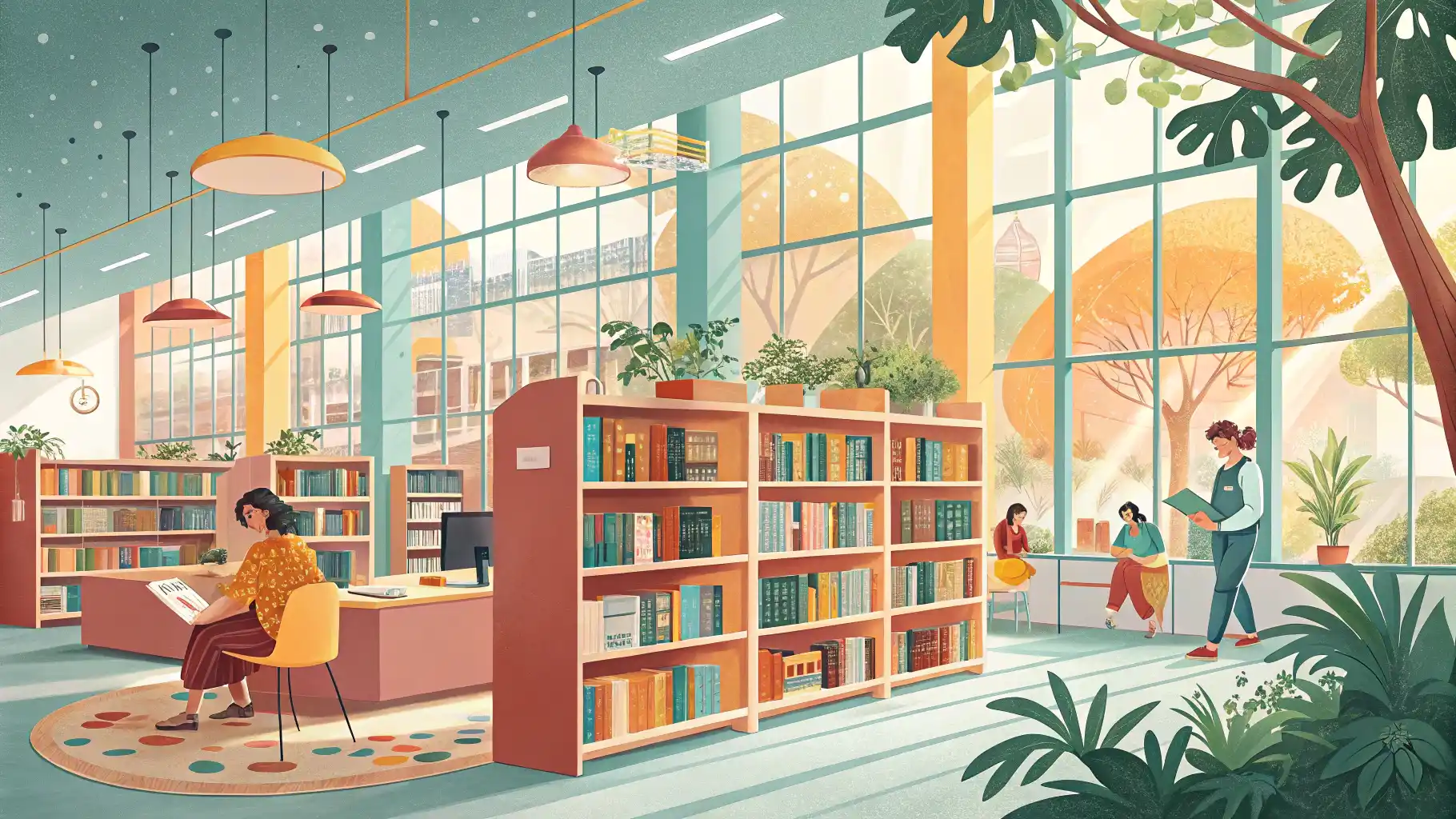 도서관에서 자신 있게! 필수 영어 표현 완벽 정복 - HARUENG