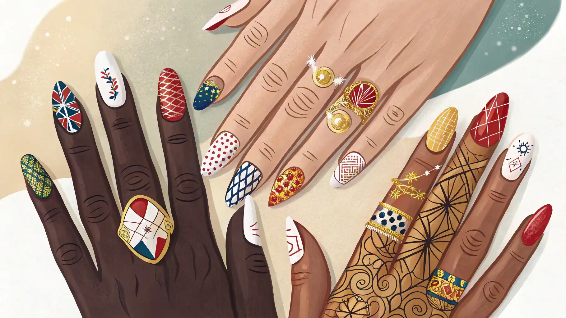 네일샵에서 원하는 디자인 영어로 요청하는 법 - HARUENG