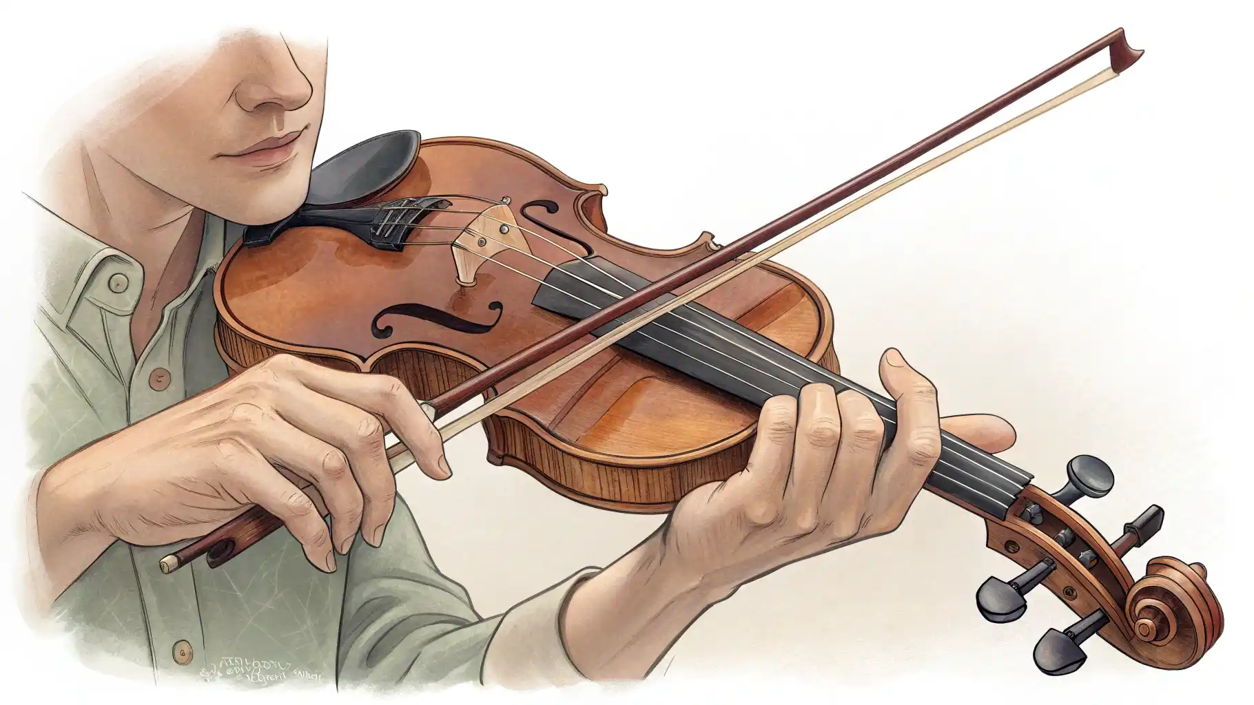 바이올린 활 잡는 법, 영어로 자신 있게 배우기! - HARUENG